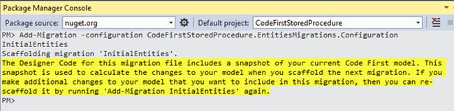 Code-First Stored Procedure Entity Framework 6.0
